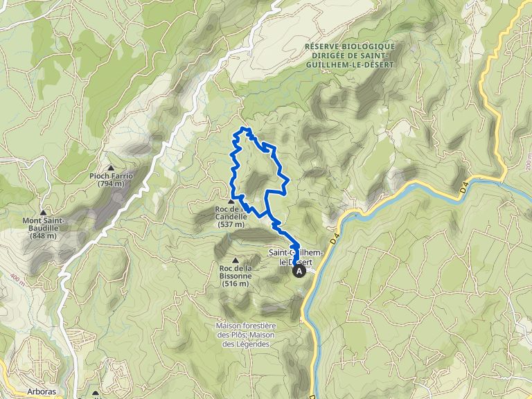 Notre-Dame-du-Lieu-Plaisant - wędrówka z Saint-Guilhem-le-Désert ...